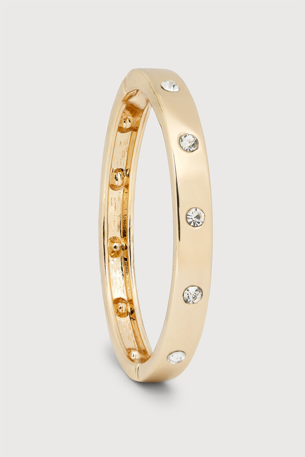 Studded Hinged Bangle Bracelet – SAACHI