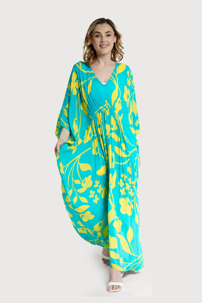 Luxury Kaftans for Women | Elegant Satin & Cotton Styles by SAACHI