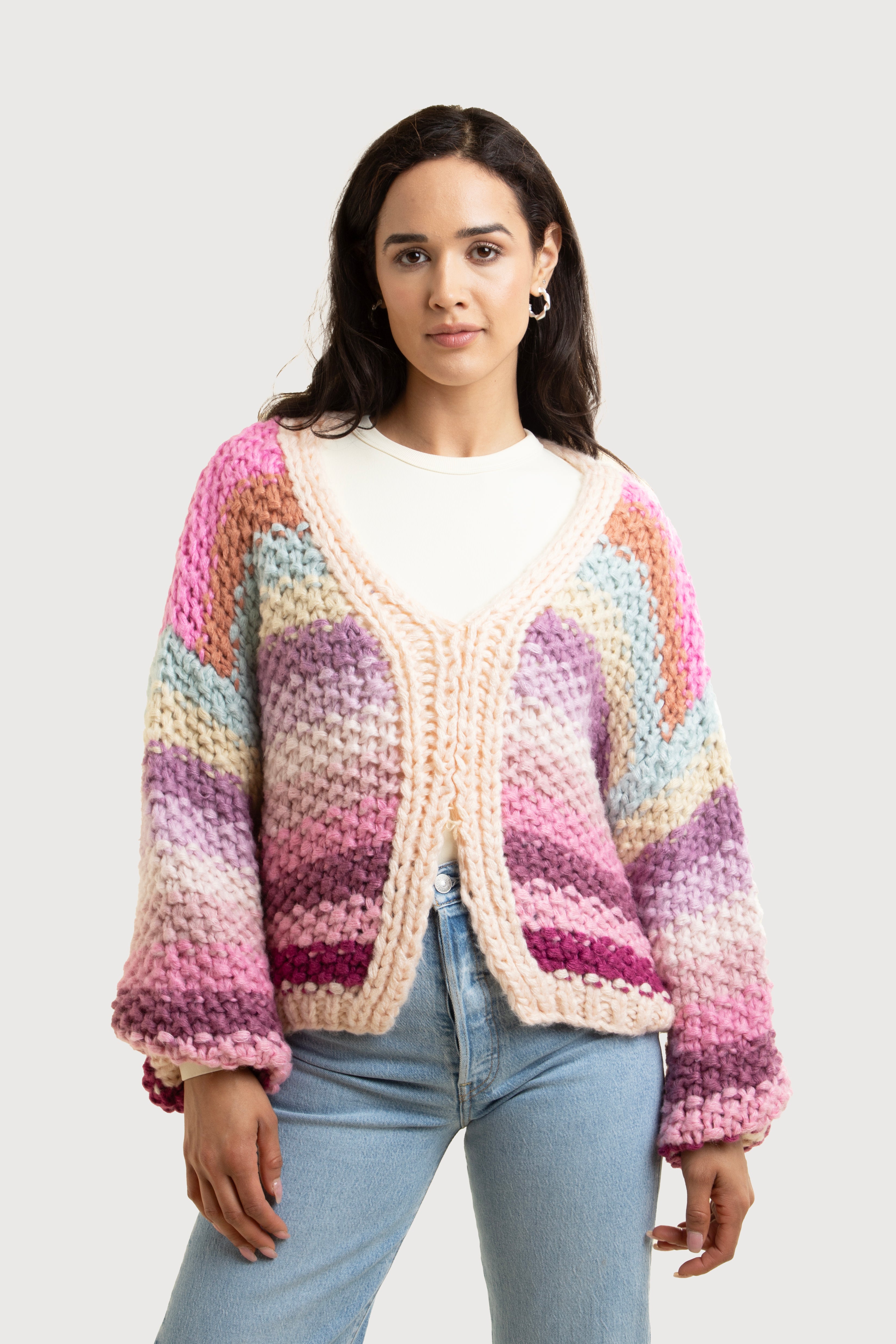 Reversible Rainbow Pullover Sweater – SAACHI